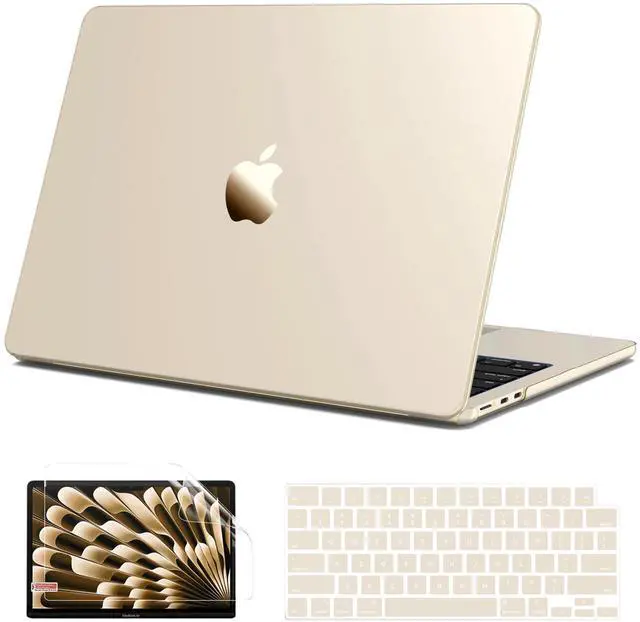 G JGOO Compatible with MacBook Air 15 inch Case 2025 2024 2023 M4 A3241 ...
