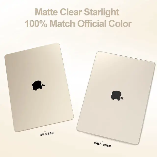 G JGOO Compatible with MacBook Air 15 inch Case 2025 2024 2023 M4 A3241 ...