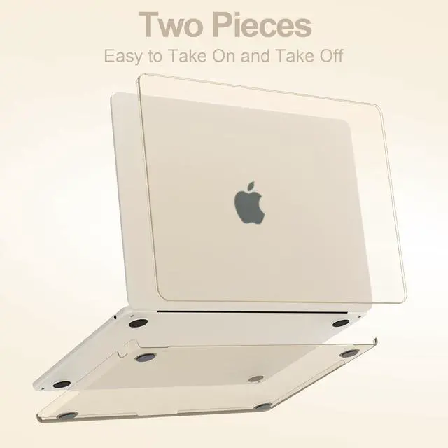 G JGOO Compatible with MacBook Air 15 inch Case 2025 2024 2023 M4 A3241 ...