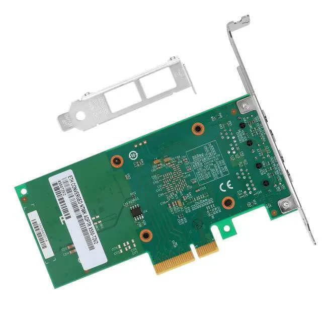 Euqvos PCIe Ethernet Network Card for Intel X550-T2 ELX550AT Chipset ...