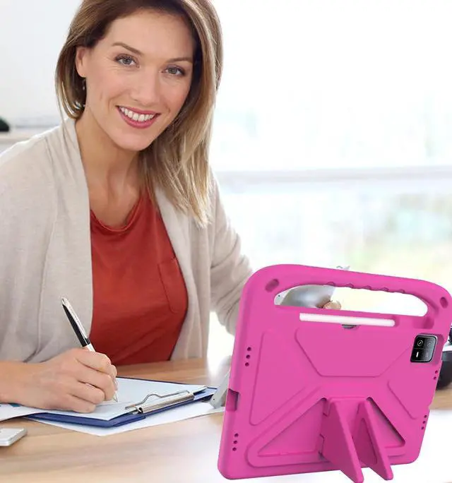 Sfulatdc Kids Tablet Case with Handle and Kickstand Shockproof Full ...