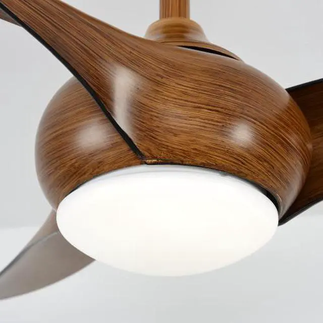 52" Ceiling Fan with LED Light Remote Control,Quiet DC Motor 6 Speed ...