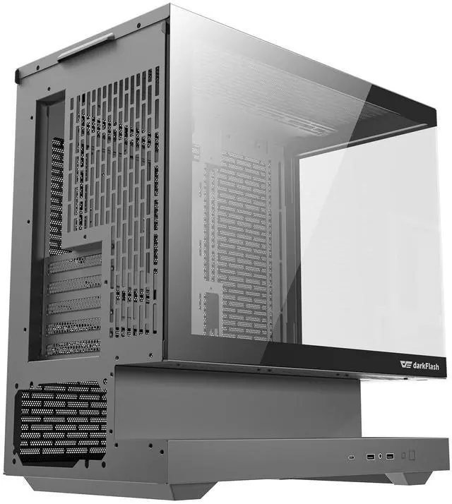 darkFlash FLOATRON F1, M-ATX Mid-Tower Gaming Case, Floating-Base High ...