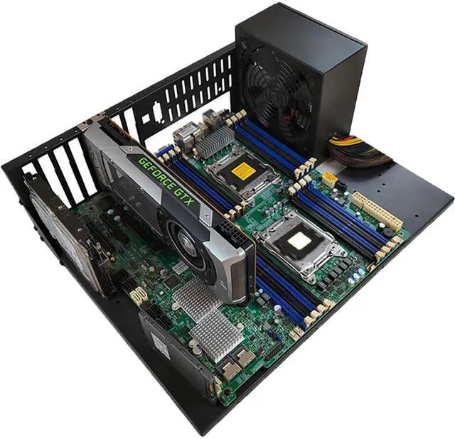 Open Air Frame Computer Case, ATX PC Test Bench Chassis Case Rack, DIY ...