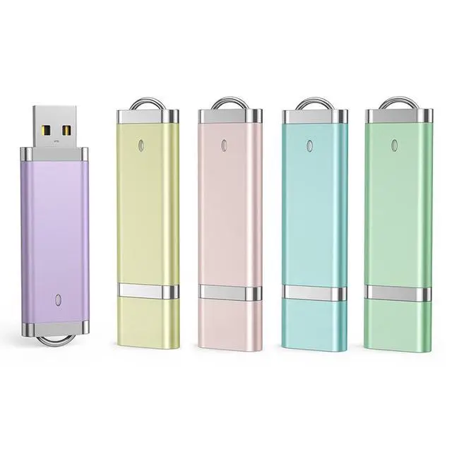 Aiibe 5 Pack 8GB Flash Drive USB Flash Drive Thumb Drives Colorful 8G ...