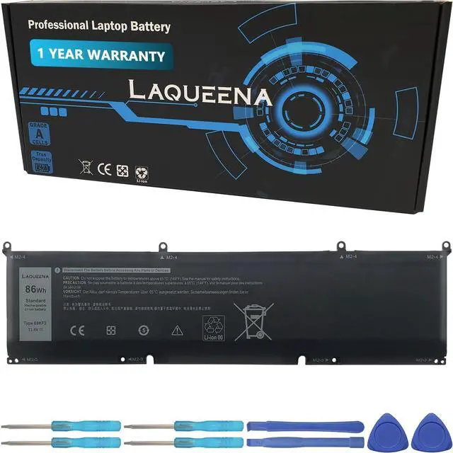 69KF2 86WH Laptop Battery Compatible with Dell XPS 15 9500 9510 ...