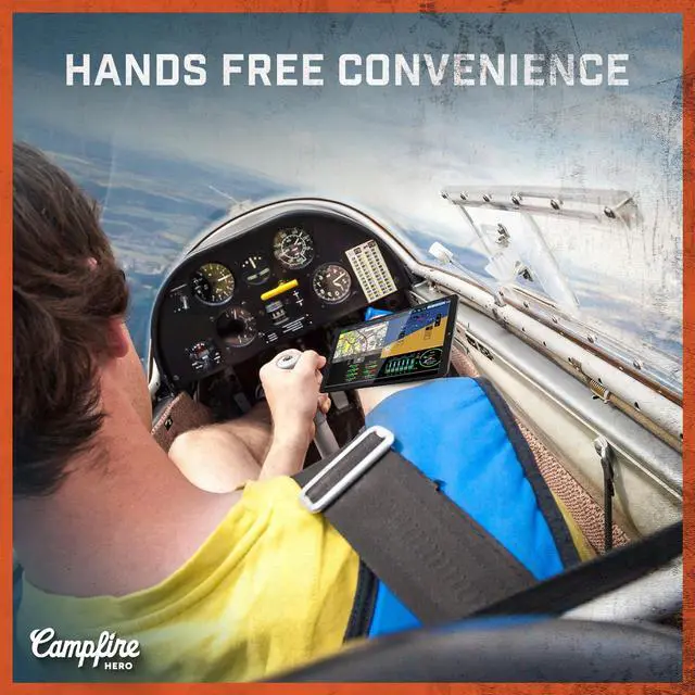 Magnetic Thigh Mount for iPad & Phone ^^ Hands-Free Kneeboard Holder ...