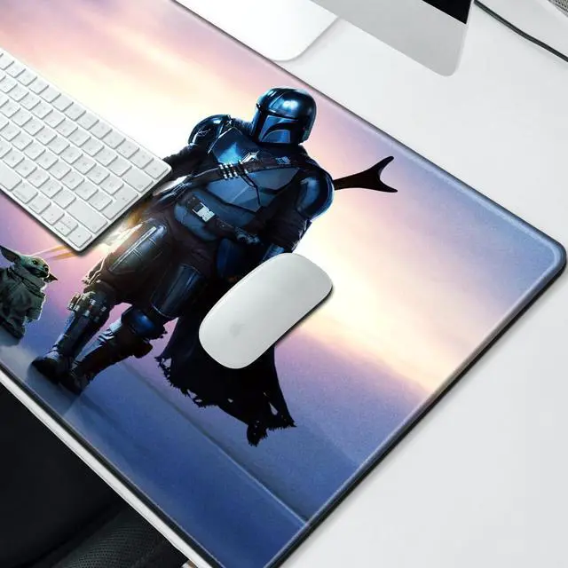 Lucen Blais Mouse Pad Blue Sky Cute Design Stitched Edge Mousepad Non ...