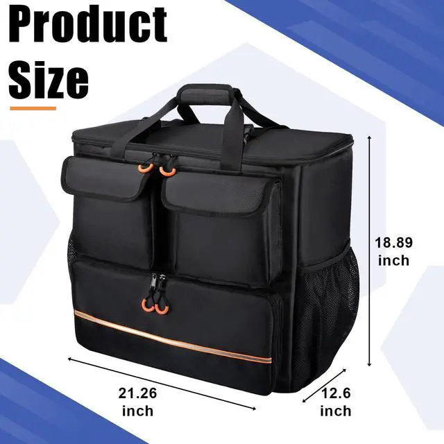 Computer Desktop Mid Tower Large Carrying Case, PC Travel Case for ...