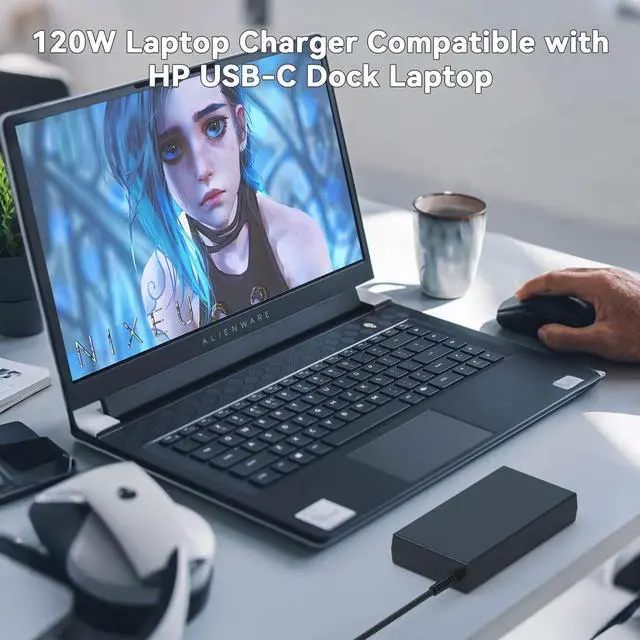 OSISZI 120W USB-C Dock G5 Power Adapter Compatible with HP Elitebook X ...