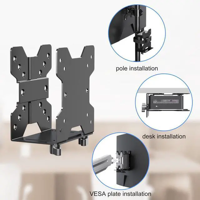 suptek Thin Client Mount Bracket Adjustable Mini PC Mount Bracket,CPU ...