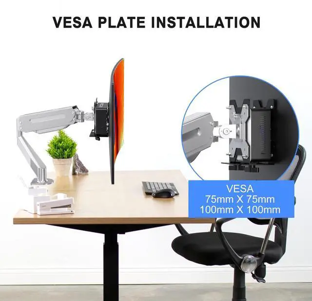 suptek Thin Client Mount Bracket Adjustable Mini PC Mount Bracket,CPU ...