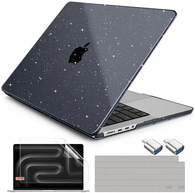 DONGKE Compatible with New MacBook Pro 16 inch Case 2024 [M4 Pro / M4 ...