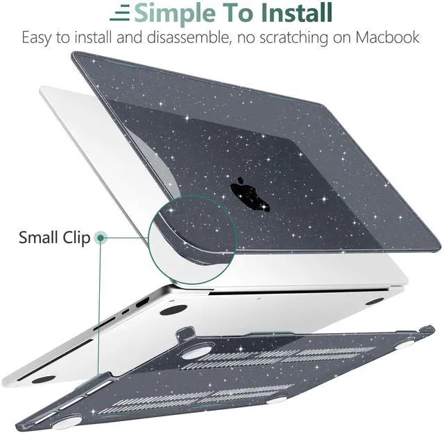 DONGKE Compatible with New MacBook Pro 16 inch Case 2024 [M4 Pro / M4 ...