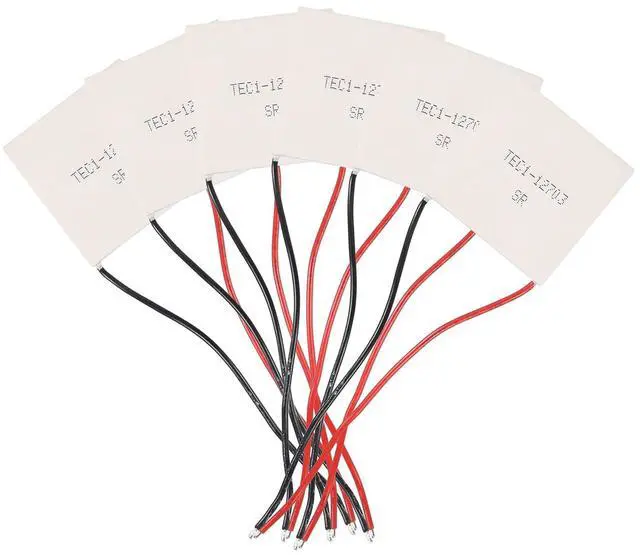 UMLIFE 6pcs TEC1-12703 Semiconductor High Power Heatsink Thermoelectric Cooler 12V 12A ...