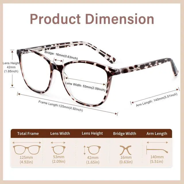 Madison Avenue TR90 Blue Light Blocking Glasses Anti Eyestrain UV Glare ...