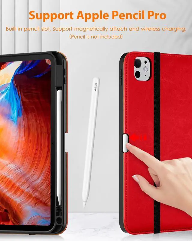 DTTO for iPad Pro 11 inch Case (M5/M4) 2025/2024, Premium Leather ...