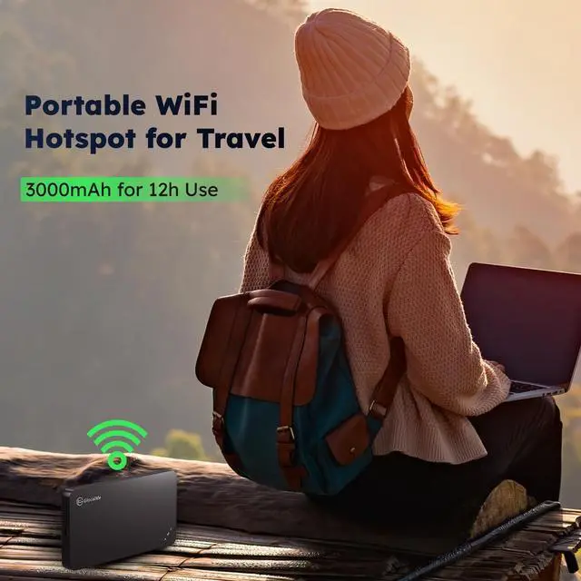 GlocalMe U3 4G LTE Mobile Hotspot with Protective Travel Case - Newegg.com