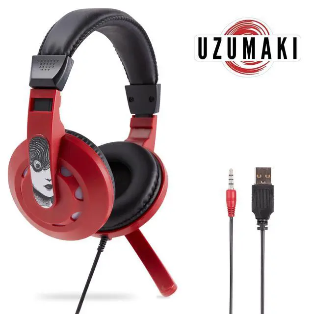 Culture Fly Gaming Headset with Mic Uzumaki Wired Headphones with ...