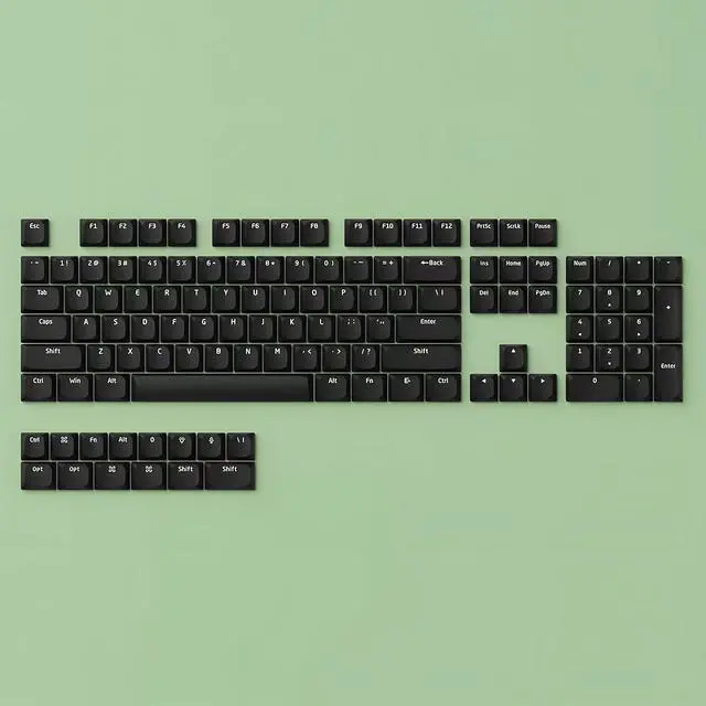 Choc LMX Cross Core Low-Profile Keycaps (Black) - 104 Keys, USB-C ...