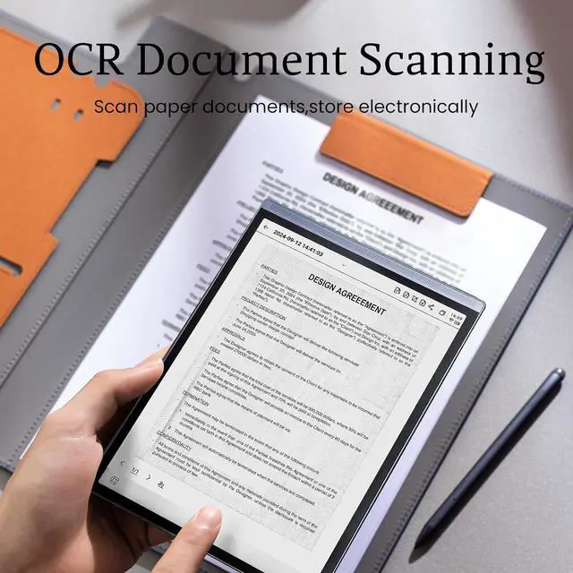 iFLYTEK AINOTE Air 2 8.2" E-Ink Tablet Bundle, with Black Folio ...