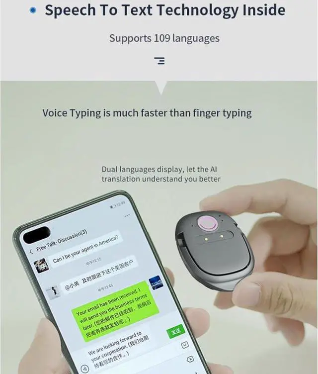 Language Translator Device, Magnetic Phone Stand Design Translator ...