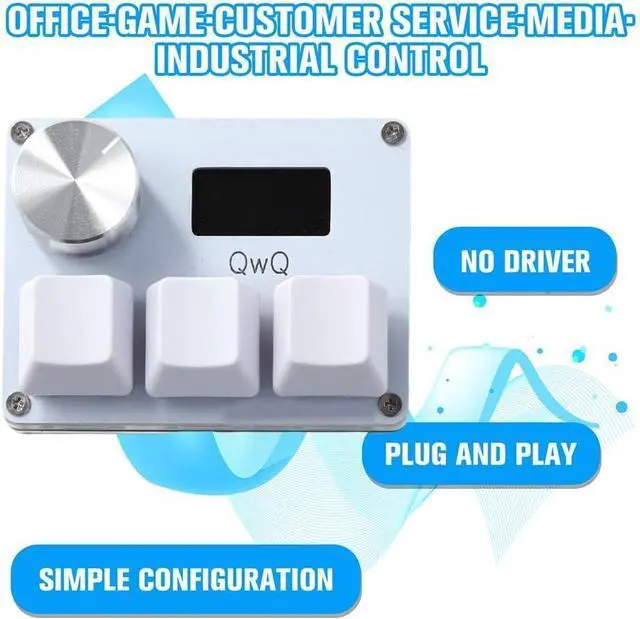 OSU Keyboard for Sayodevice O3C - White Rapid Trigger Keyboard with ...