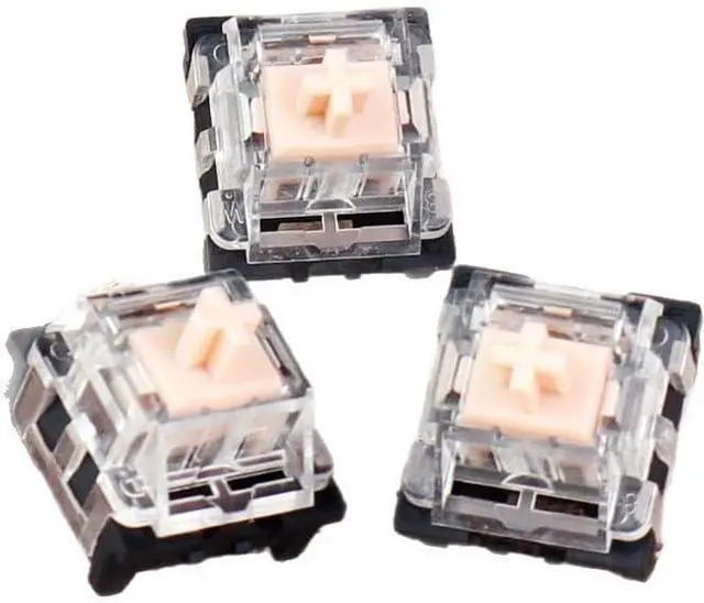 Silent Linear Mechanical Keyboard Switch 42±3gf Actuation, 5-Pin MX ...