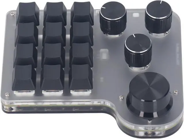 Macro Keyboard, USB Mini Macro Mechanical Keyboard with USBC 2.4G 3 ...