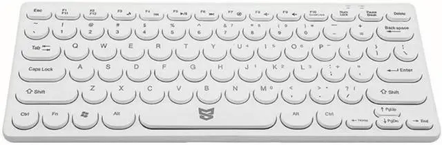Ultra-Thin Wired Keyboard, Polka Dot Design, Quiet Keys, Notebook Style ...