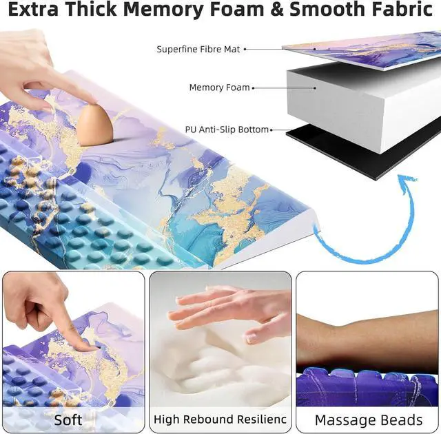 Computer Keyboard Stand Tilt with Wrist Rest, Comfy Ergonomic Keyboard ...