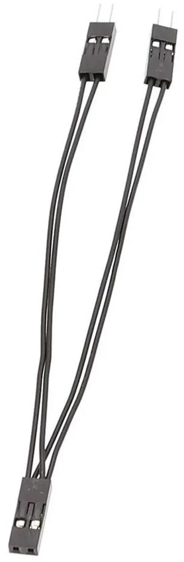 JAENFONG Dupont Terminal Wire 2.54mm 1 Female To 2 Male Jumper Splitter ...