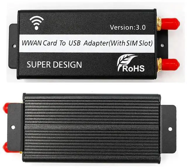 JAENFONG Mini PCI-E PCI-Express To Mini USB Adapter With SIM Card Slot For WWAN/LTE/Gsm/Hspa/GPS ...