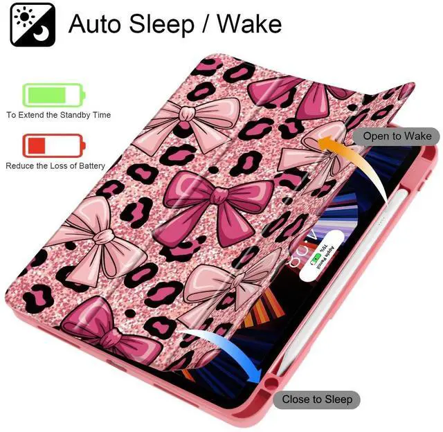 Tuiklol for iPad Pro 11 Inch (M5 2025 / M4 2024) Case, Buit-in Pencil ...