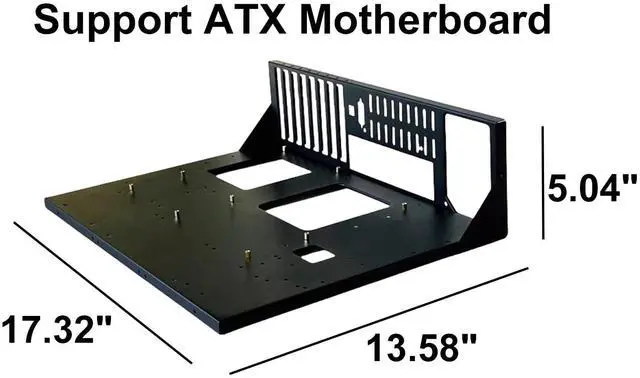 Open Air Frame Computer Case, DIY PC Test Bench Chassis Case Rack, ATX ...