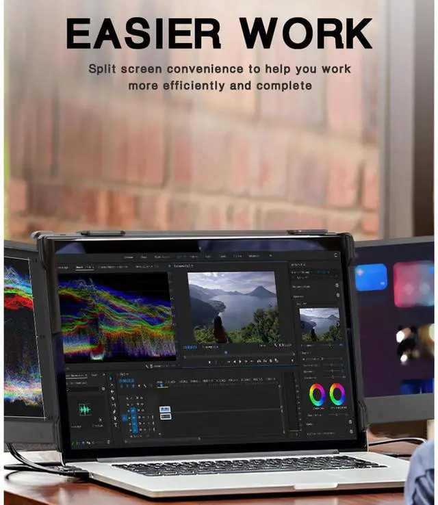 Yunir 11.6 Laptop Screen Extender, 1080P FHD Portable Monitor Extender ...