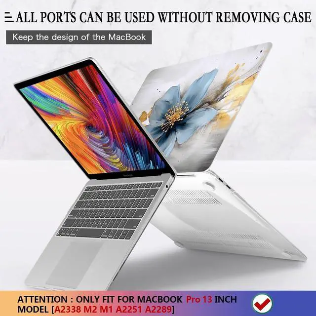 CISSOOK Compatible with MacBook Pro 13 inch 2025-2020 Release Model M2 ...