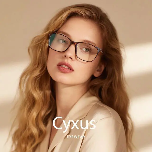 Cyxus Blue Light Glasses Men Women Lightweight TR90 Computer Glasses ...