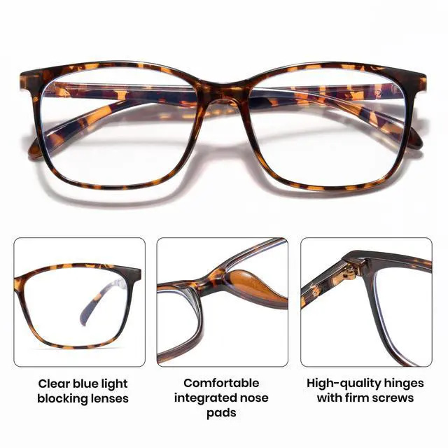 Cyxus Blue Light Glasses Men Women Lightweight TR90 Computer Glasses ...