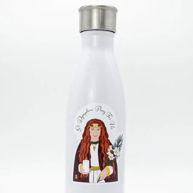 Catholic Concepts ^^ St. Dymphna 4 x 2.25 Vinyl Sticker Label Decal ...