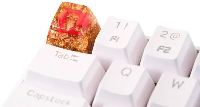 SPEEDYUNI Koi Resin Keycap, Handmade Artisan Keycap for Cherry MX ...