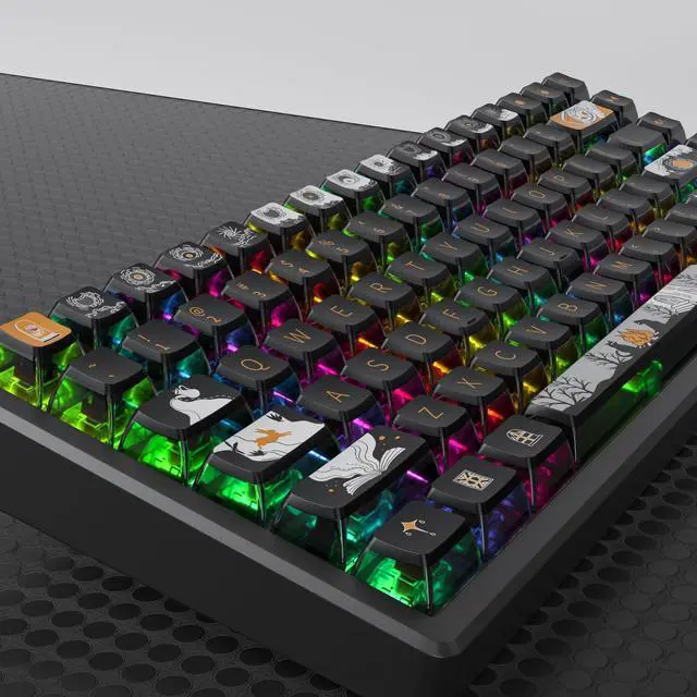 iTastatur Punk Pudding Keycaps,116 Keycap Set keycaps 60 Percent, ASA ...