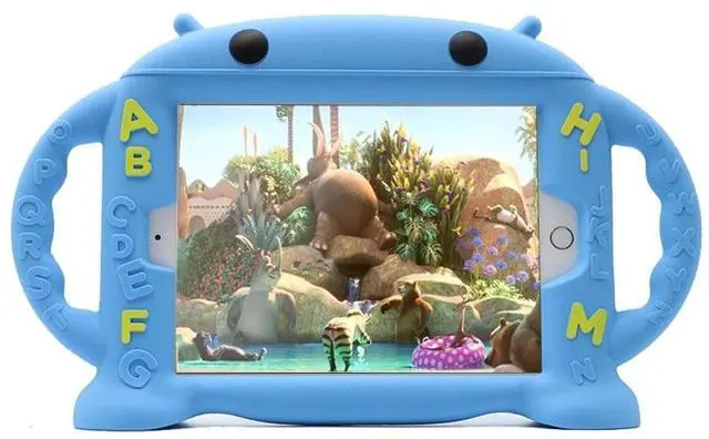 Kids Case for iPad mini 5/4/3/2/1 Shockproof Silicone Protective Cover ...