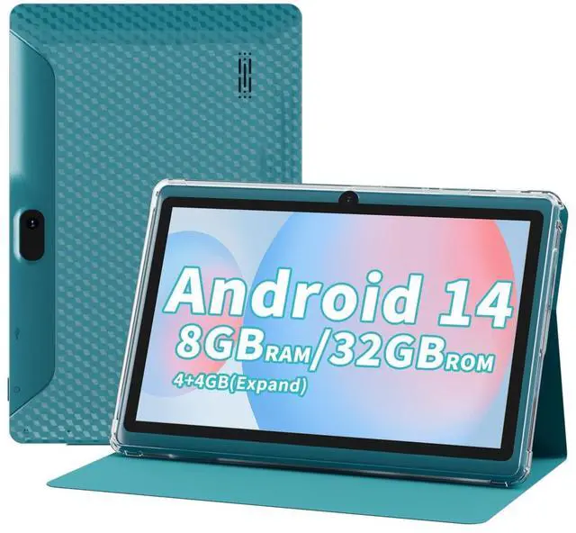 Aheadthink 7 inch Andaroid 14 Tablet, 8GB RAM 32GB ROM 1TB Expand, Quad ...