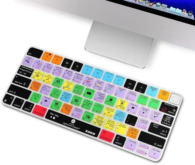 XSKN Shortcuts and Languages Series Silicone Keyboard Cover Skin for ...