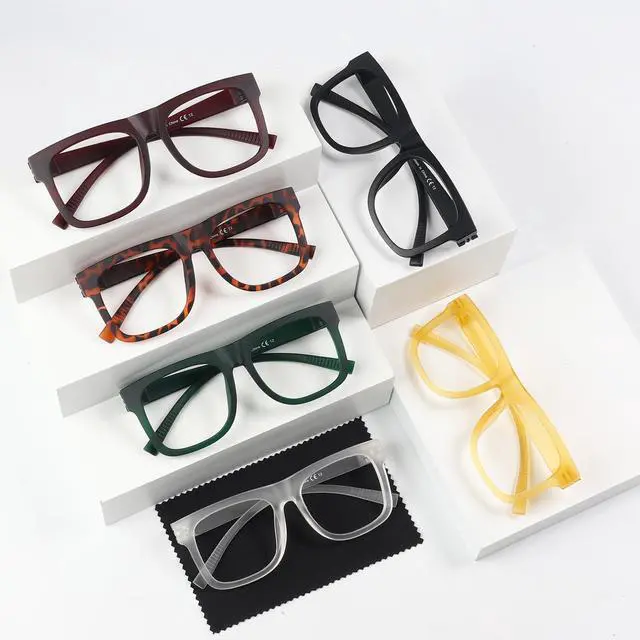 Eyekepper 6 Pack Blue Light Blocking Reading Glasses Oversized ...