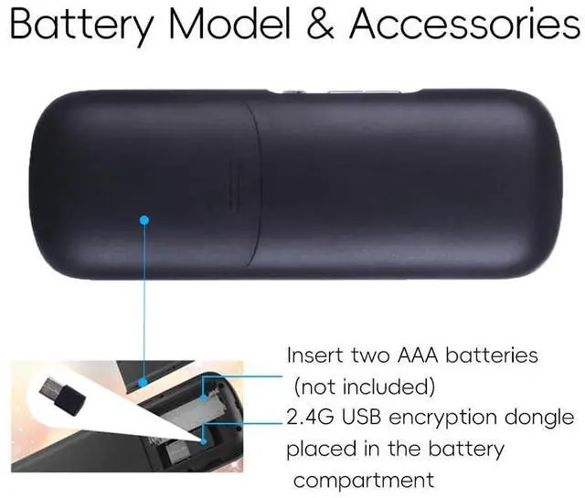 iPazzPort 2.4G Mini Wireless Keyboard with Touchpad Mouse Combo ...