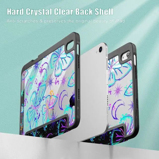 Mektron Printed Case for iPad mini 7 (A17 Pro) 2024/ Mini 6 2021, iPad ...