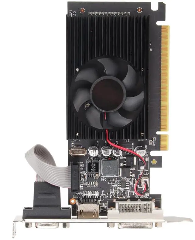 Sanpyl GT610 2GB GDDR3 64bit Graphics Card, DVI, VGA, PC Video Card ...