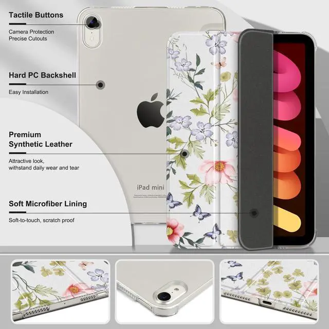 MecBevia for iPad mini 7 (A17 Pro) 8.3-inch 2024(Models A2995/A2996 ...